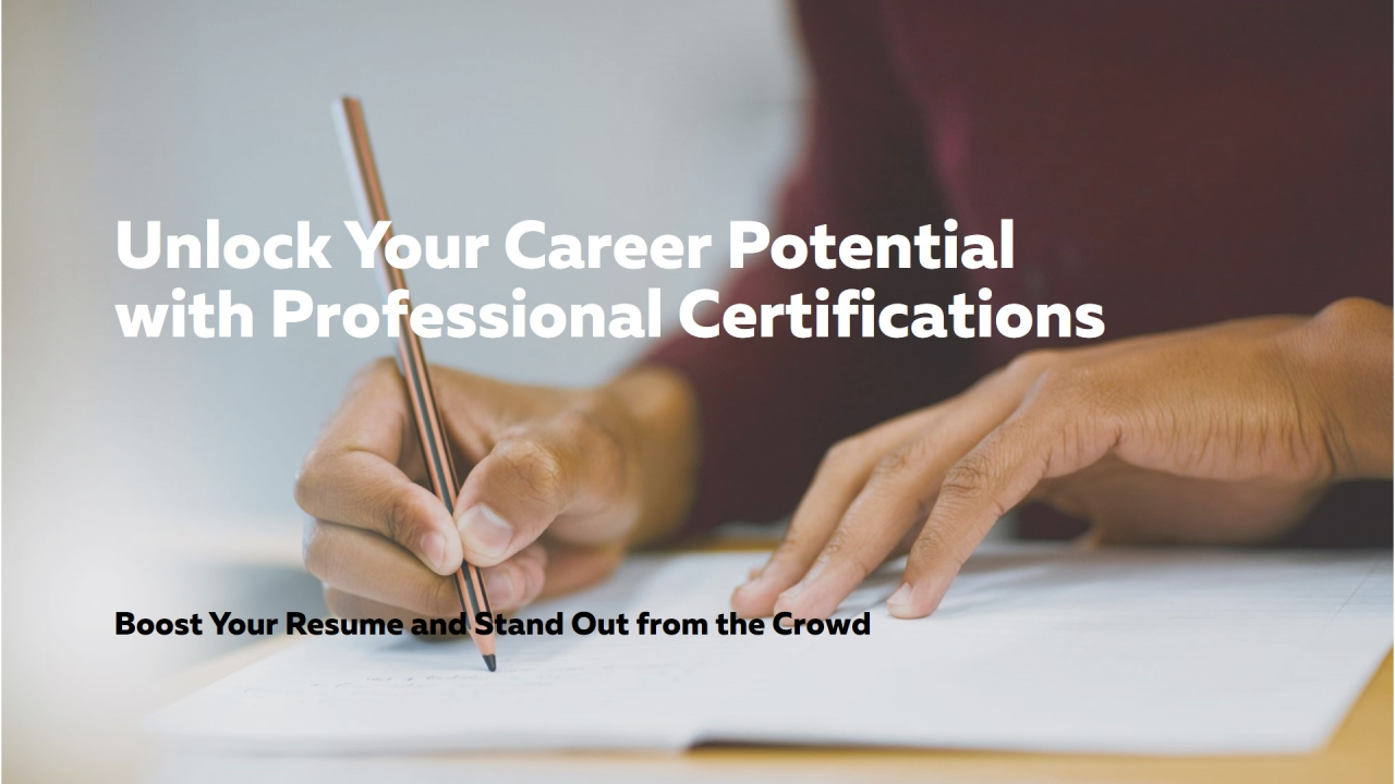 Unlocking Career Advancement: The Power of Professional Certifications. Unlocking Career Advancement: The Power of Professional Certifications.