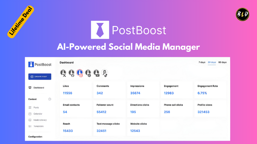 PostBoost Lifetime Deal | Automate Social Media with AI PostBoost Lifetime Deal | Automate Social Media with AI