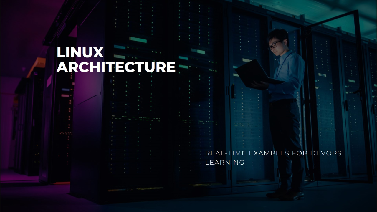 Linux Architecture with real time examples Linux Architecture with real time examples
