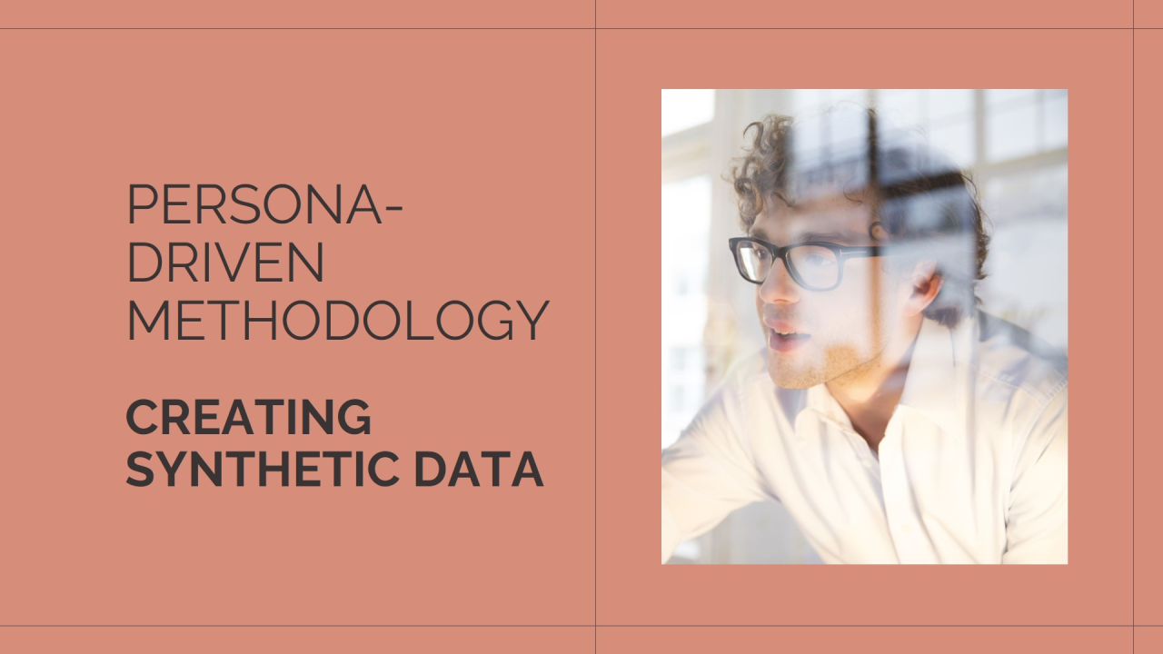 Synthetic data creation with Persona-Driven Methodology Synthetic data creation with Persona-Driven Methodology