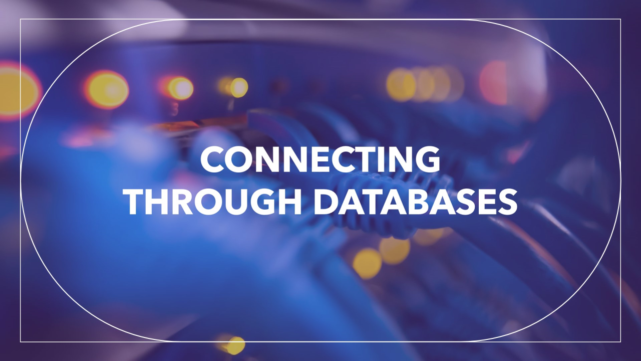 Connecting to Relational Databases: Connecting to Relational Databases:
