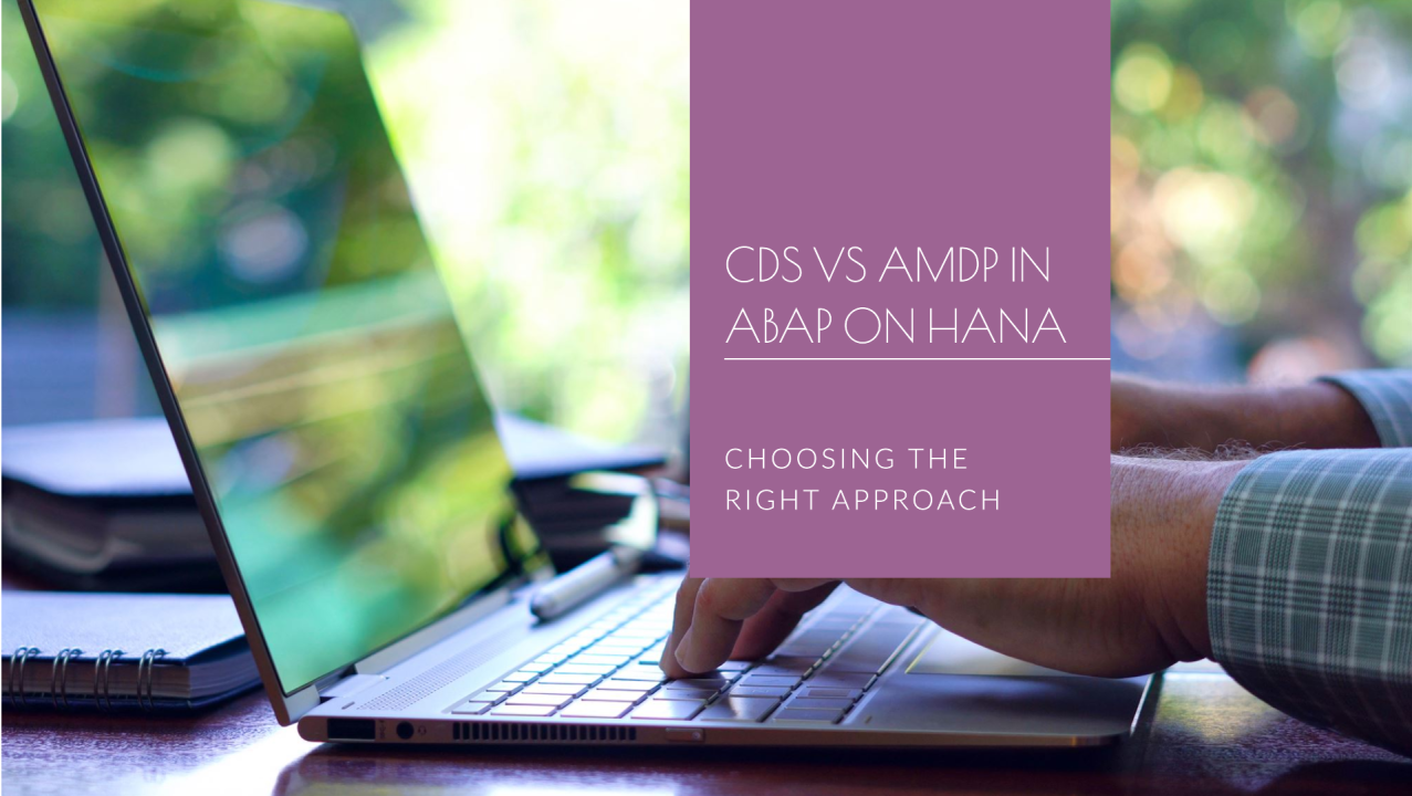 🚀 CDS vs AMDP in ABAP on HANA: When to Use What? 🚀 CDS vs AMDP in ABAP on HANA: When to Use What?