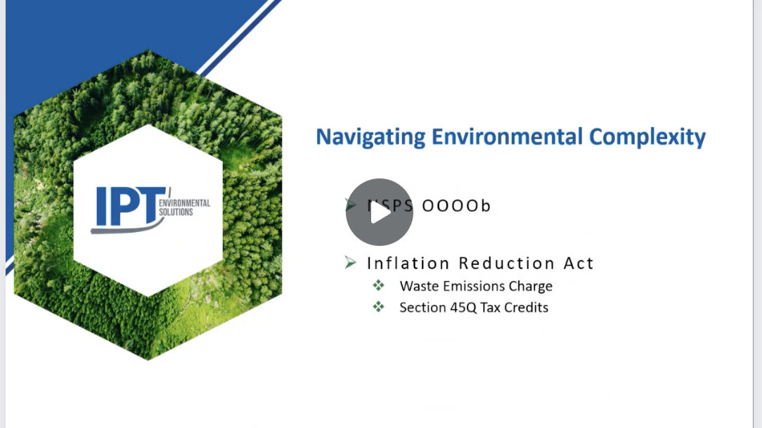 Webinar: NAVIGATING ENVIRONMENTAL COMPLEXITY Webinar: NAVIGATING ENVIRONMENTAL COMPLEXITY