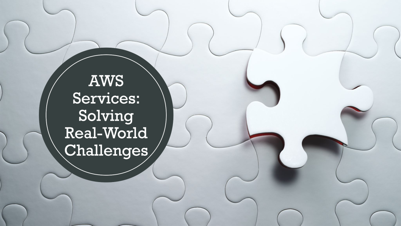 AWS Services: Solving Real-World Challenges AWS Services: Solving Real-World Challenges