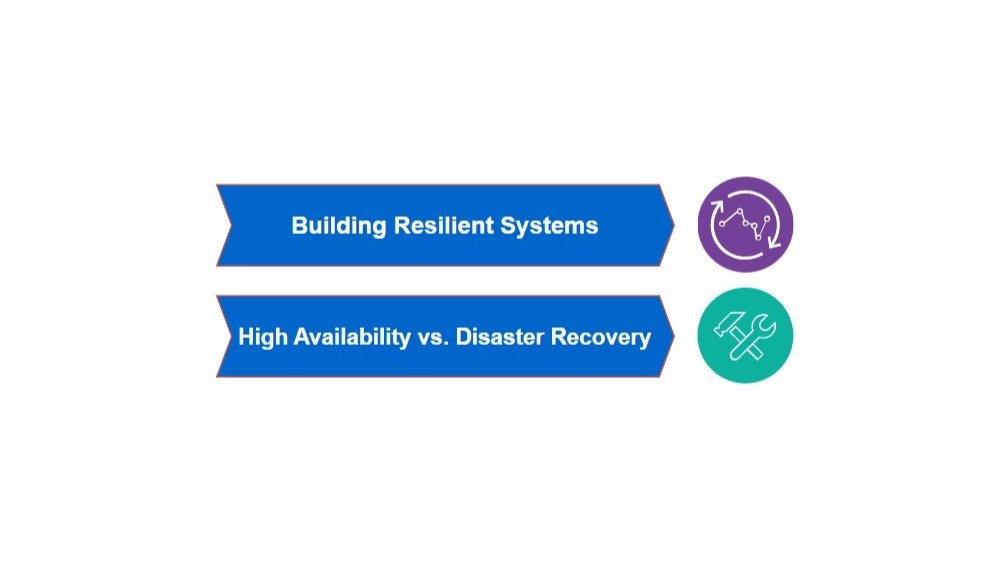 Building Resilient Systems: High Availability vs. Disaster Recovery Building Resilient Systems: High Availability vs. Disaster Recovery