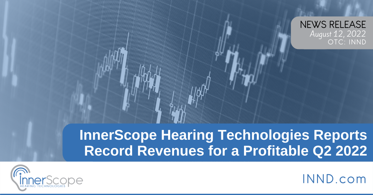 InnerScope Hearing Technologies (OTC: INND) Reports Record Revenues for ... InnerScope Hearing Technologies (OTC: INND) Reports Record Revenues for ...