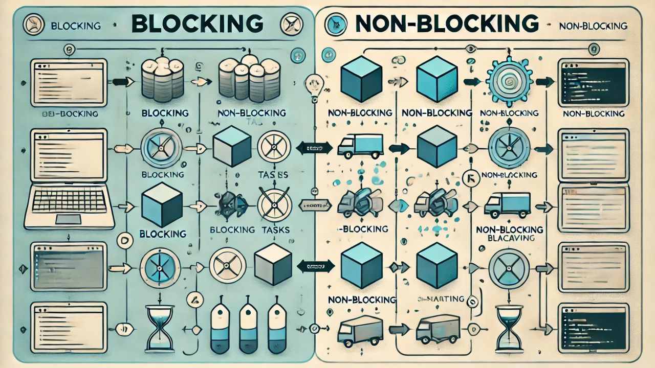 Blocking vs. Non-Blocking Operations Blocking vs. Non-Blocking Operations