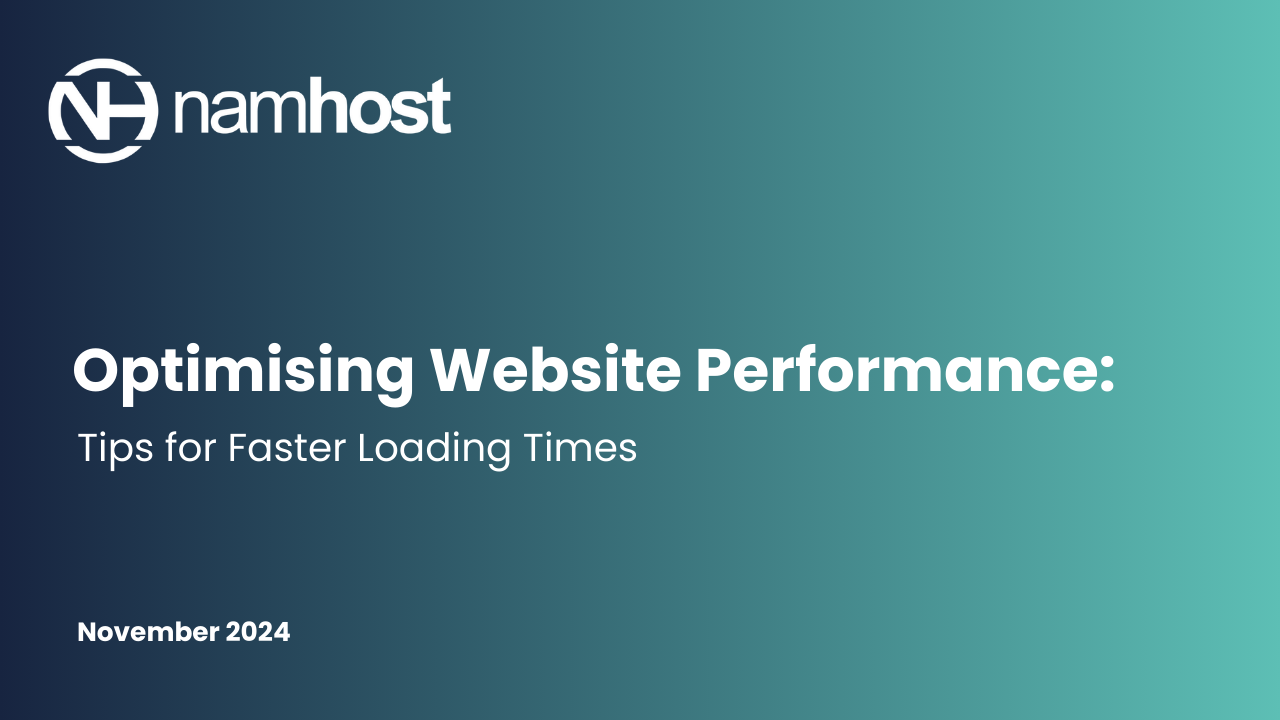 Optimising Website Performance: Tips for Faster Loading Times Optimising Website Performance: Tips for Faster Loading Times
