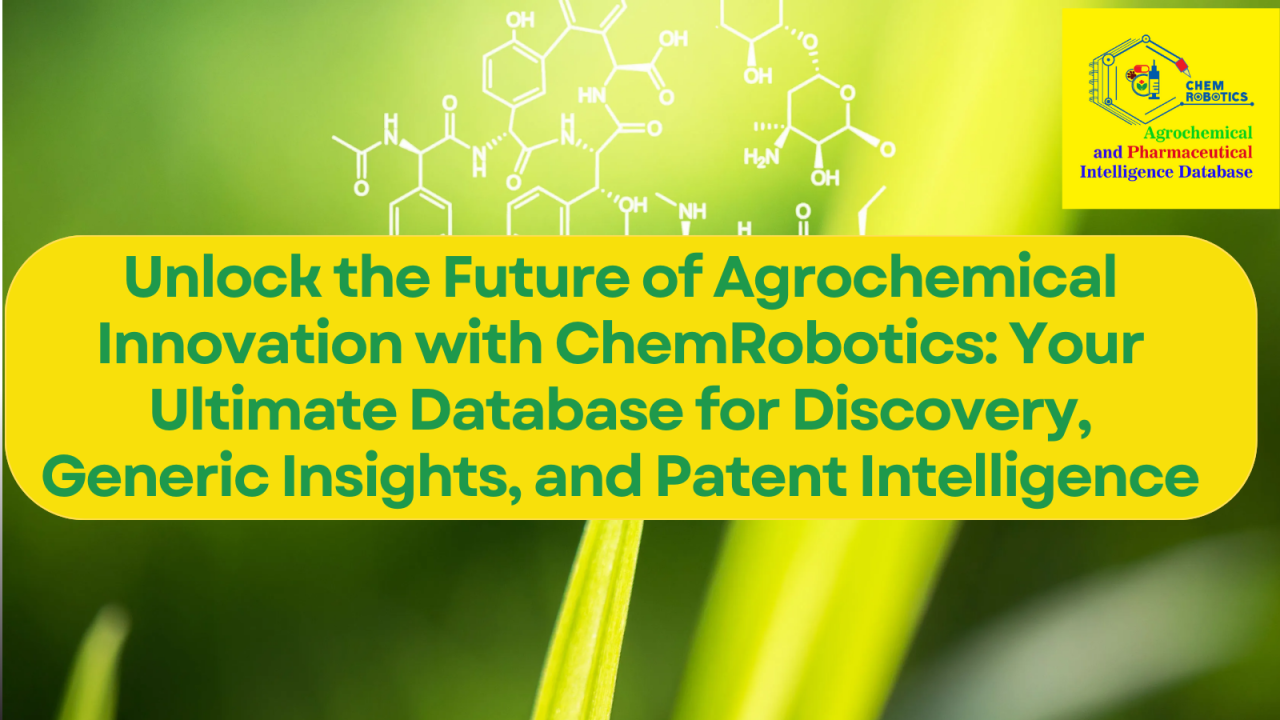 Unlock the Future of Agrochemical Innovation with ChemRobotics: Your ... Unlock the Future of Agrochemical Innovation with ChemRobotics: Your ...