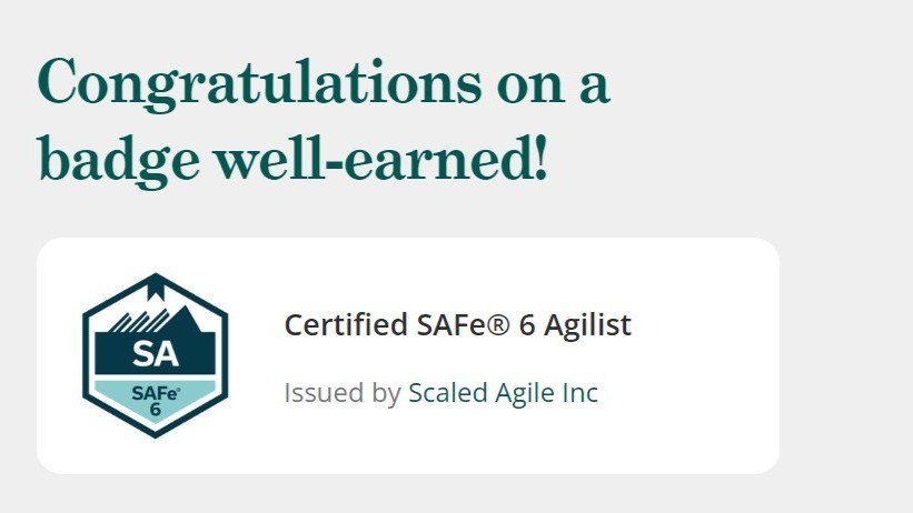 Scaled Agile Framework Certification Scaled Agile Framework Certification