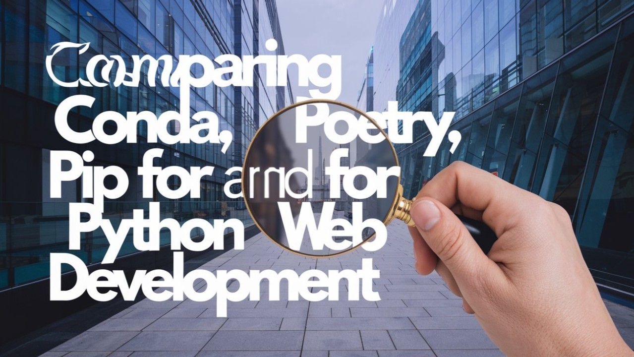 Comparing Conda, Poetry, and Pip for Python Web Development Comparing Conda, Poetry, and Pip for Python Web Development
