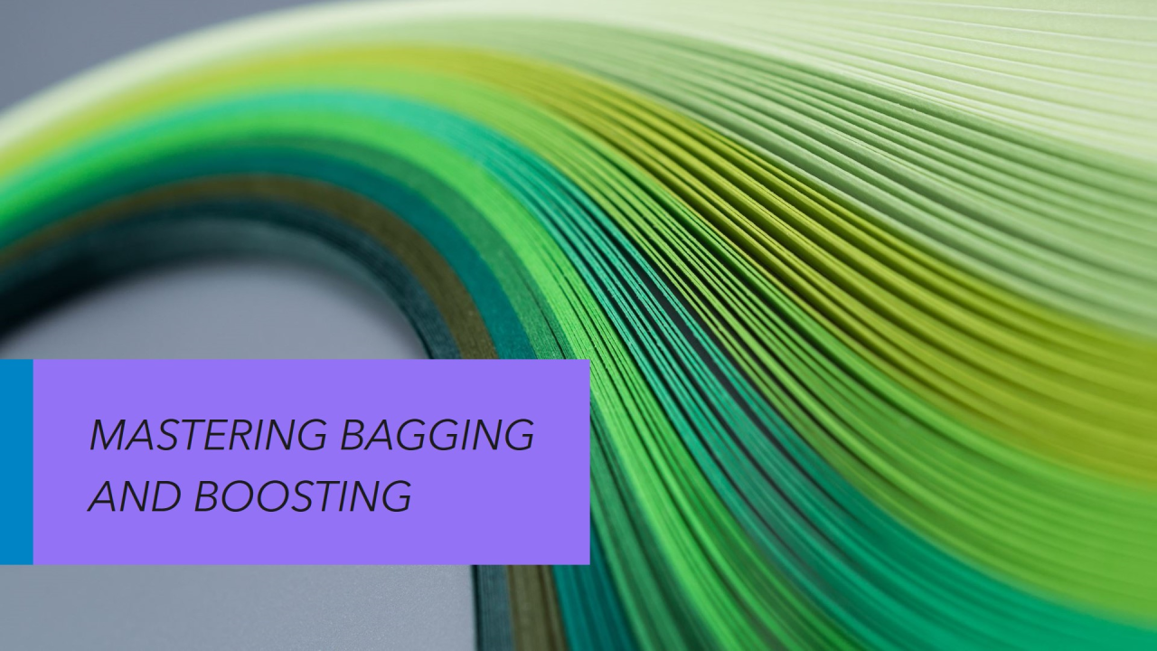 Demystifying Bagging and Boosting Demystifying Bagging and Boosting