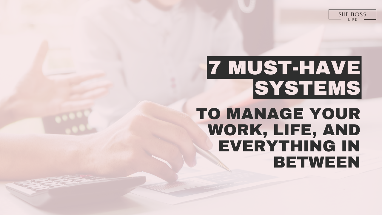 The 7 Secret Systems Every Founder & High Achiever Needs to Stay Sane The 7 Secret Systems Every Founder & High Achiever Needs to Stay Sane