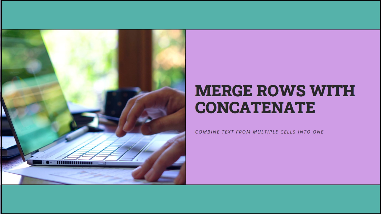 How to concatenate text from multiple rows into a single text How to concatenate text from multiple rows into a single text