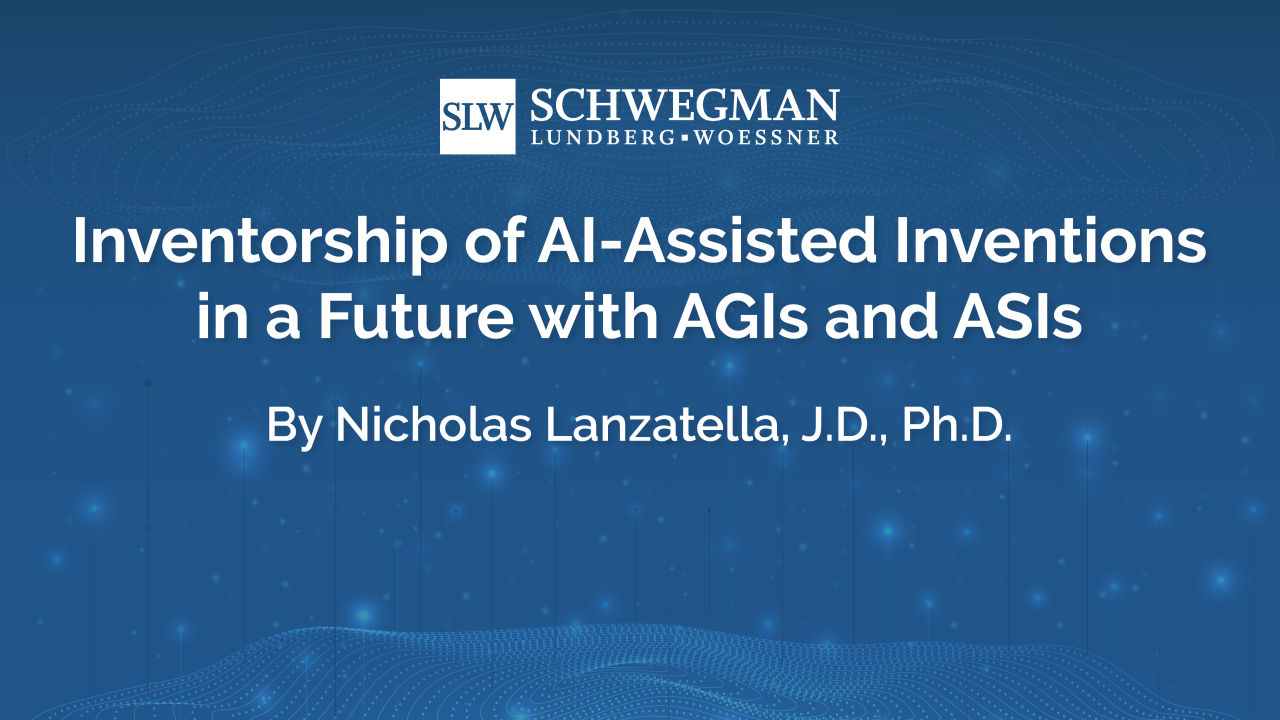 Inventorship of AI-Assisted Inventions in a Future with AGIs and ASIs Inventorship of AI-Assisted Inventions in a Future with AGIs and ASIs