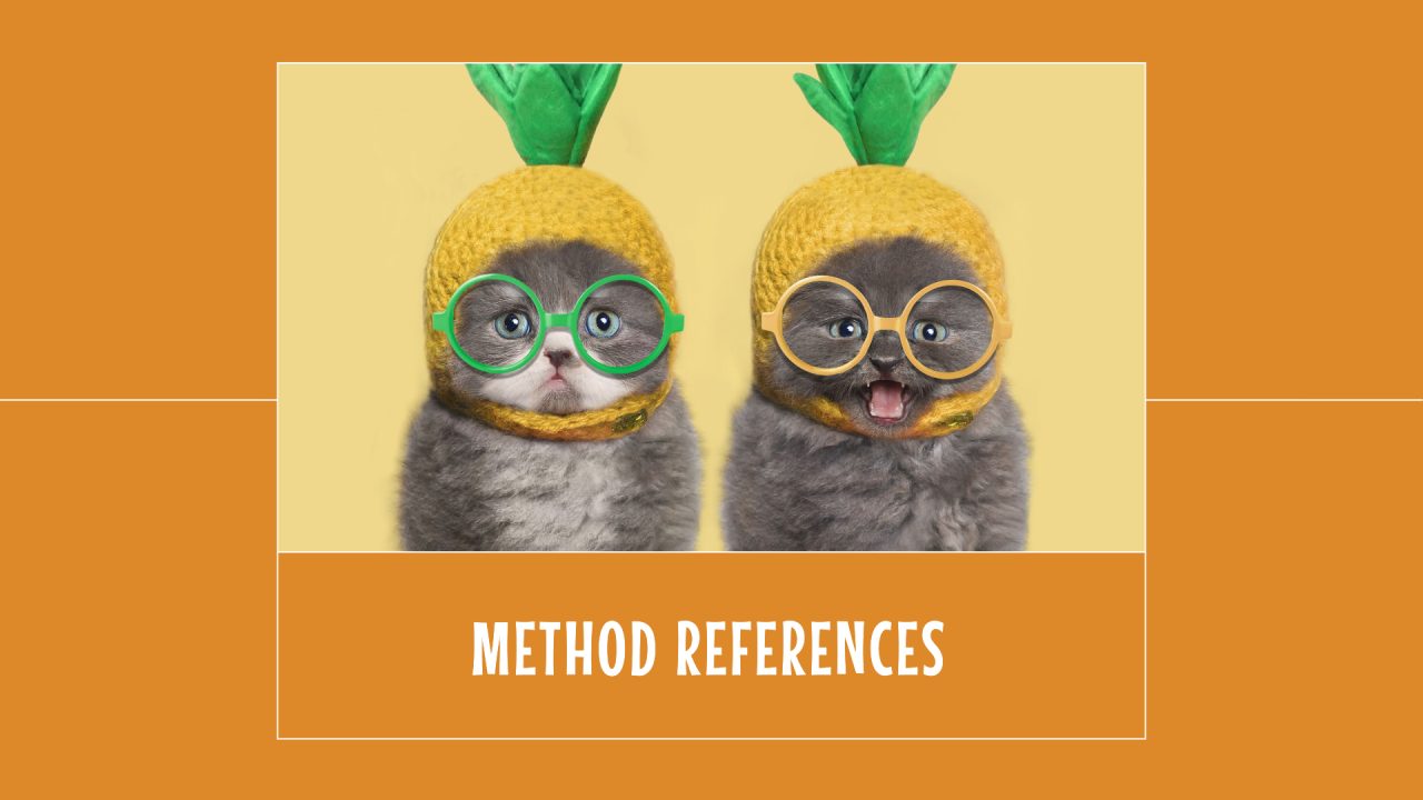 Method References in Java8 Method References in Java8