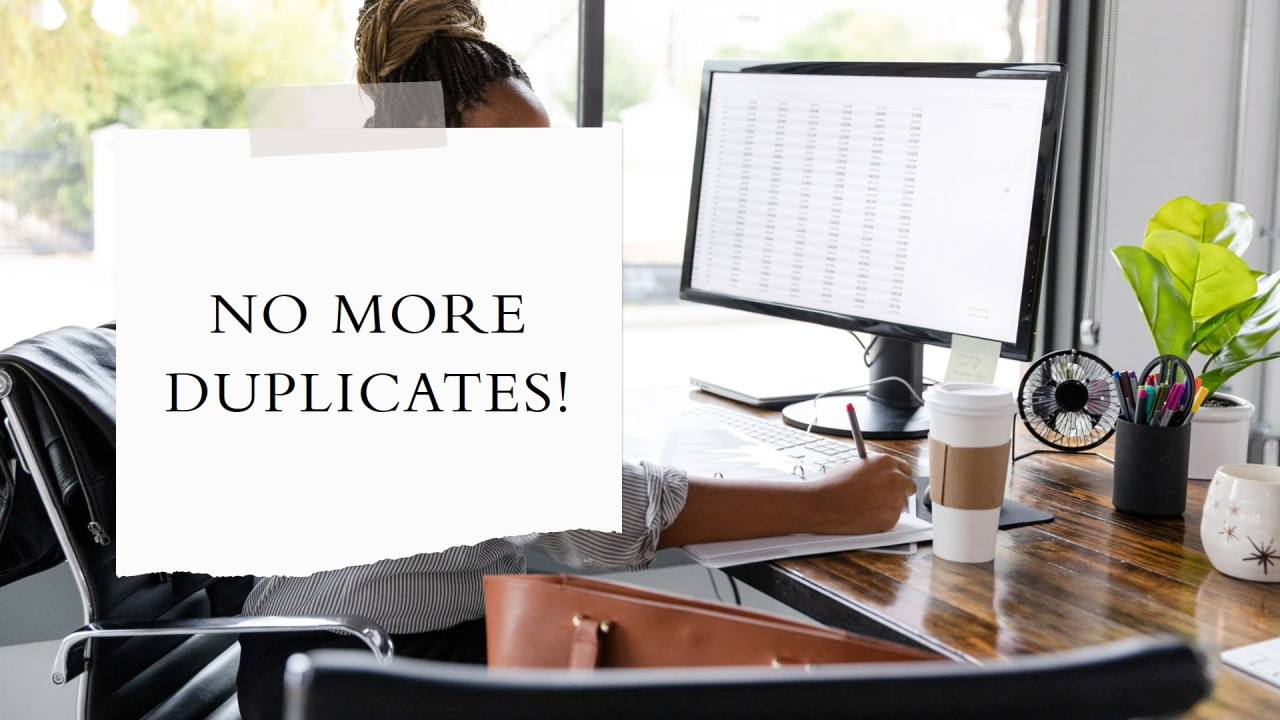 Handling Duplicate data from Dataset Handling Duplicate data from Dataset