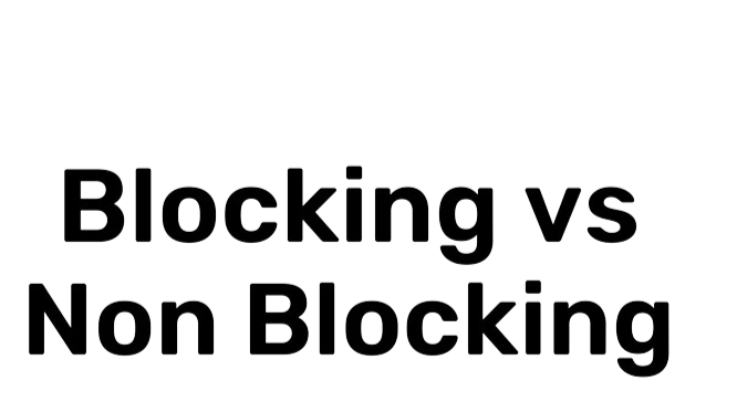 💡Blocking and Non-Blocking Operations 💻 💡Blocking and Non-Blocking Operations 💻