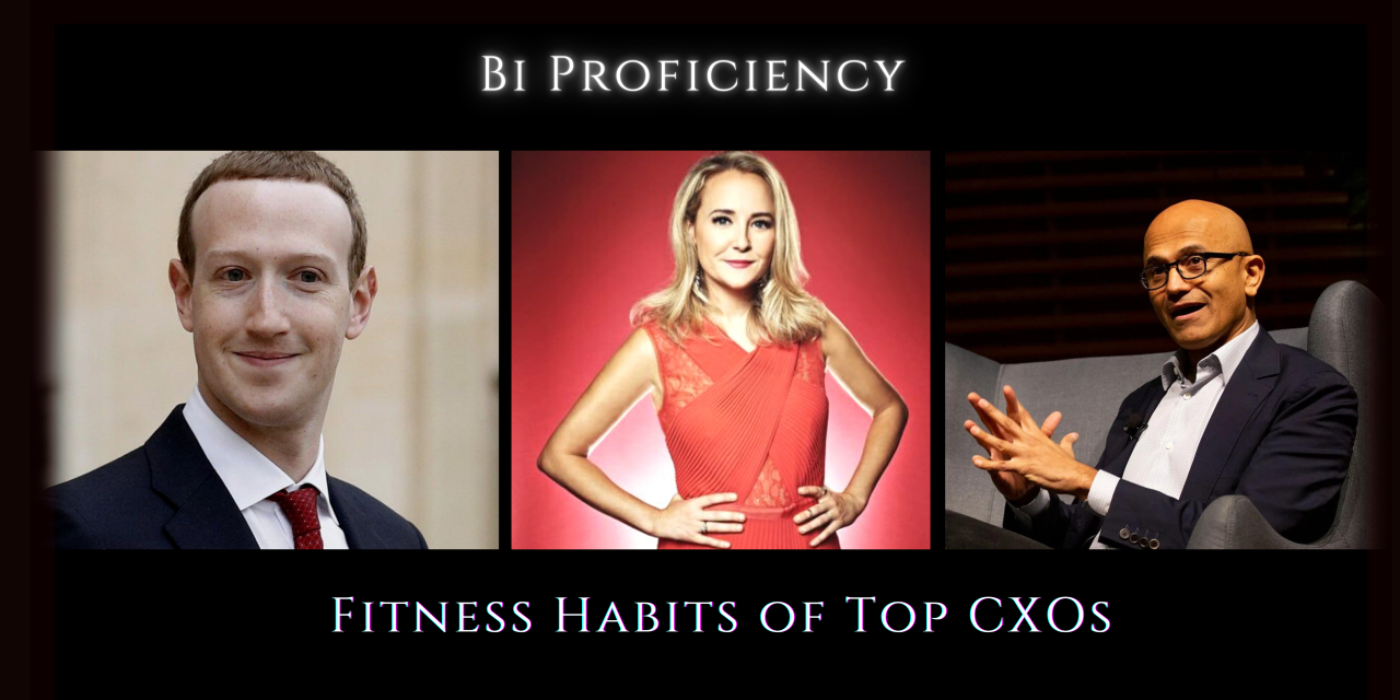 Fitness Habits of Top CXOs Fitness Habits of Top CXOs