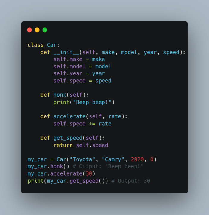 Object-Oriented Programming in Python Object-Oriented Programming in Python