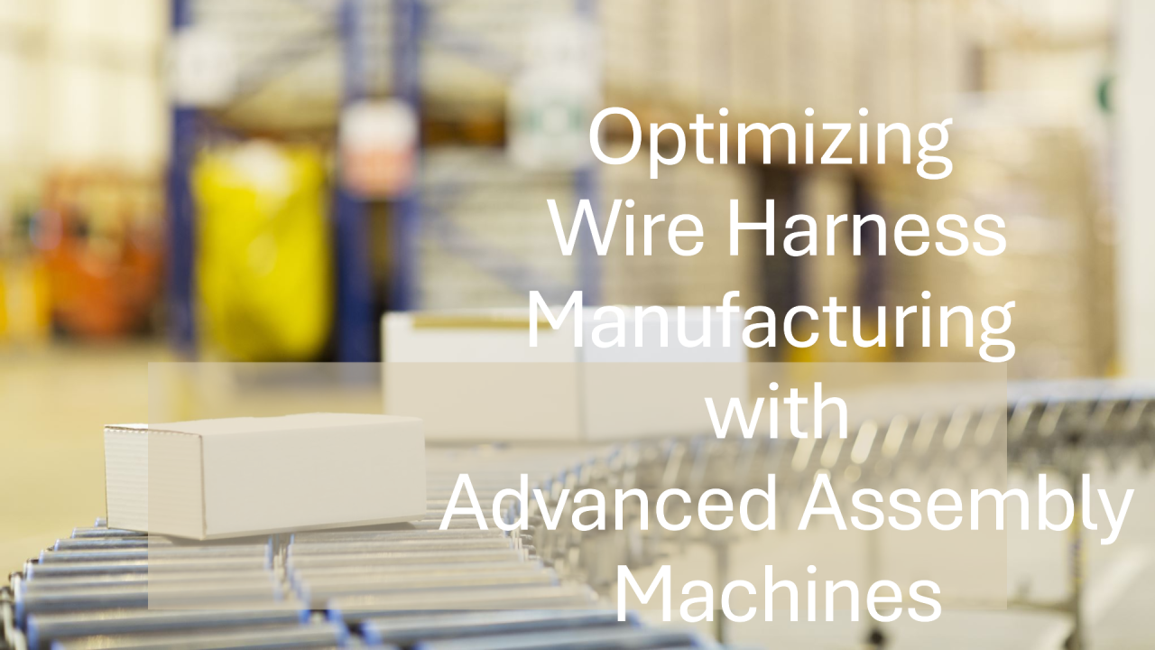 Optimizing Wire Harness Manufacturing with Advanced Assembly Machines Optimizing Wire Harness Manufacturing with Advanced Assembly Machines