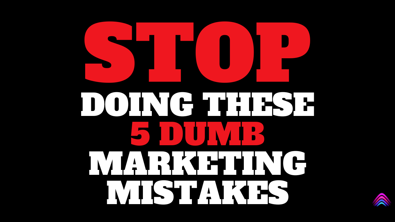 Top 5 marketing blunders | Vishwas Gupta Top 5 marketing blunders | Vishwas Gupta