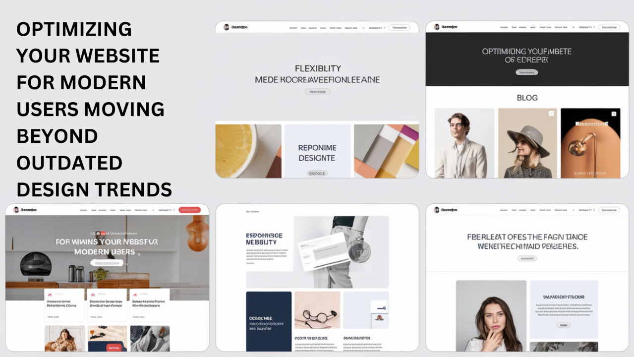 OPTIMIZING YOUR WEBSITE FOR MODERN USERS MOVING BEYOND OUTDATED DESIGN ... OPTIMIZING YOUR WEBSITE FOR MODERN USERS MOVING BEYOND OUTDATED DESIGN ...