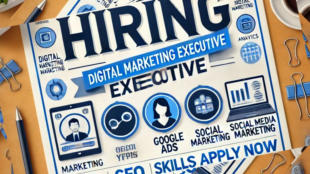 📢 Hiring: Digital Marketing Executive 📢 Hiring: Digital Marketing Executive