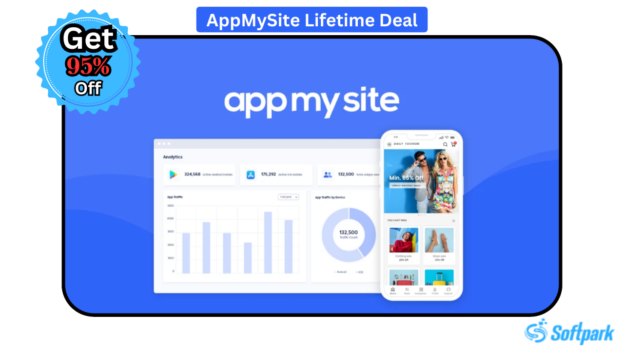 Lifetime Access to AppMySite: Create Stunning Mobile Apps Effortlessly Lifetime Access to AppMySite: Create Stunning Mobile Apps Effortlessly