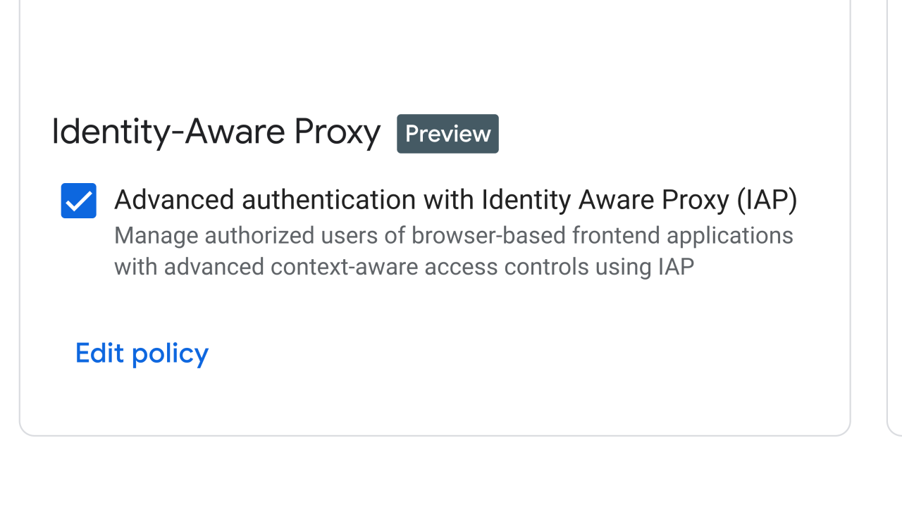 Add Authentication to your Cloud Run Application in One Click Add Authentication to your Cloud Run Application in One Click