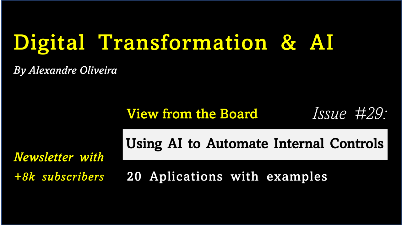 Using AI to Automate Internal Controls Using AI to Automate Internal Controls