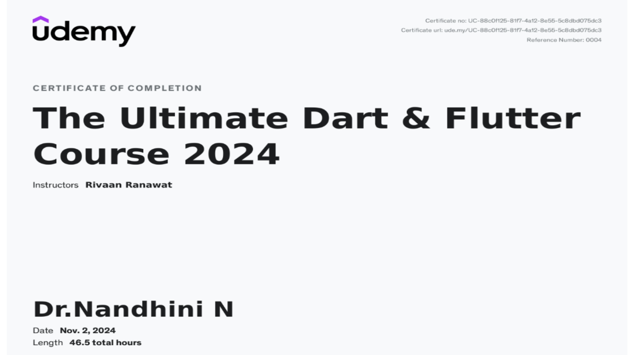 Celebrating Success: The Ultimate Dart & Flutter Course 2024 Celebrating Success: The Ultimate Dart & Flutter Course 2024