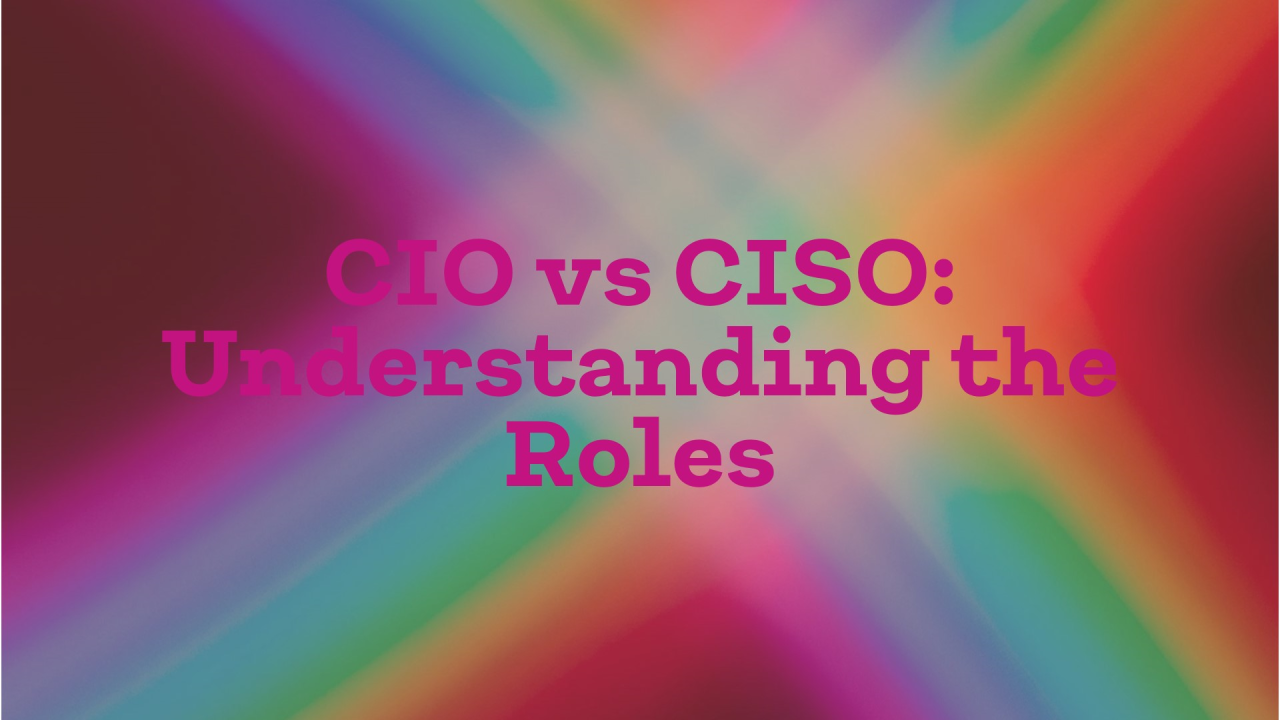 The roles and responsibilities of a Chief Information Officer (CIO) and ... The roles and responsibilities of a Chief Information Officer (CIO) and ...