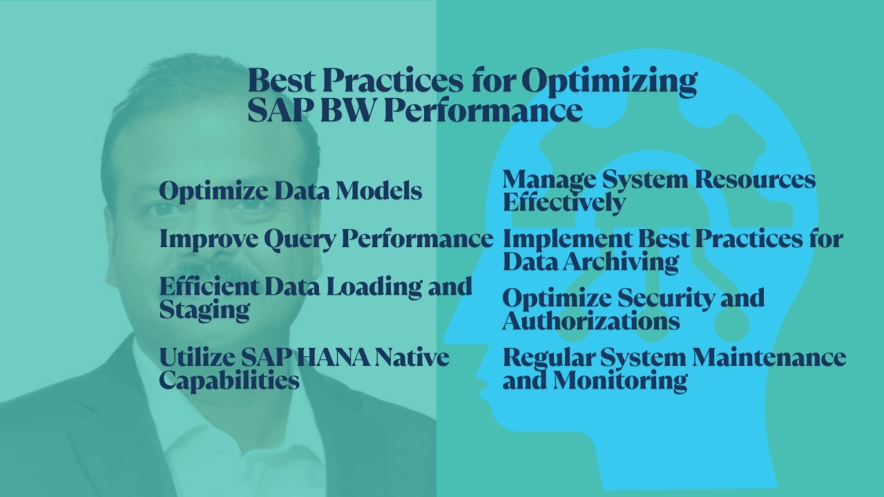 Best Practices for Optimizing SAP BW Performance Best Practices for Optimizing SAP BW Performance
