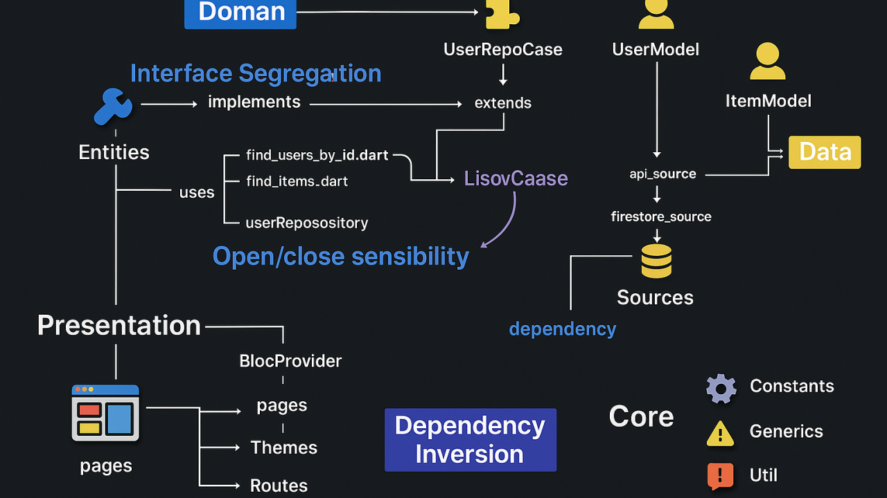 SOLID Principles & Clean Architecture in Flutter: A Beginner's Guide SOLID Principles & Clean Architecture in Flutter: A Beginner's Guide