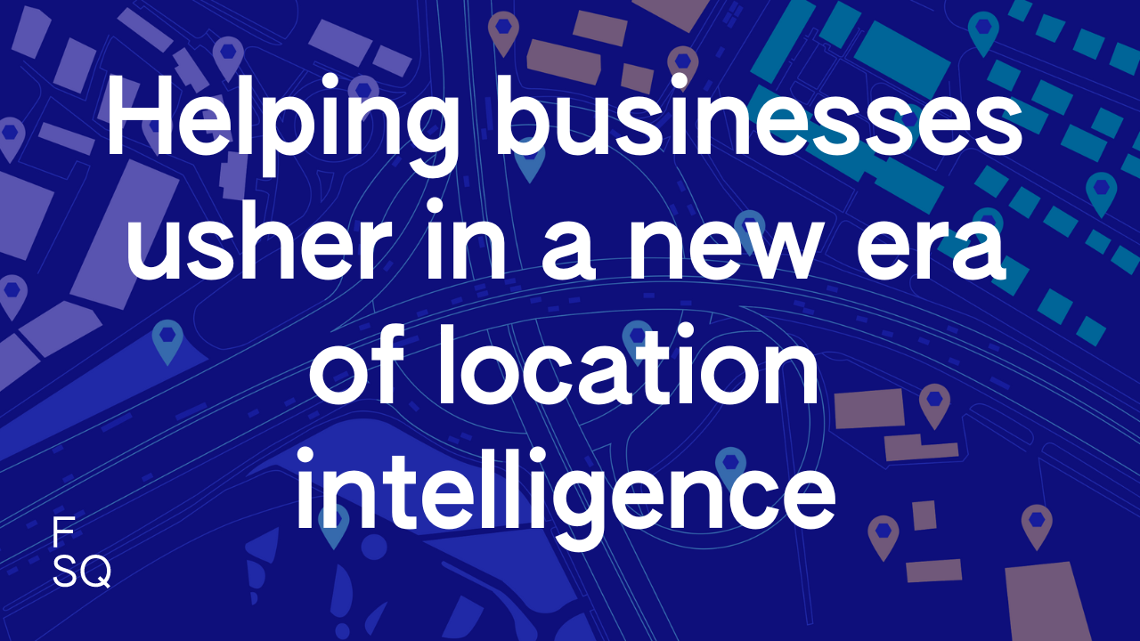 How Foursquare and AWS are modernizing geospatial analysis and ... How Foursquare and AWS are modernizing geospatial analysis and ...