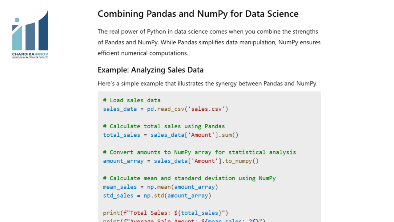 Python and Data Science: Getting Started with Pandas and Numpy 📊 ... Python and Data Science: Getting Started with Pandas and Numpy 📊 ...