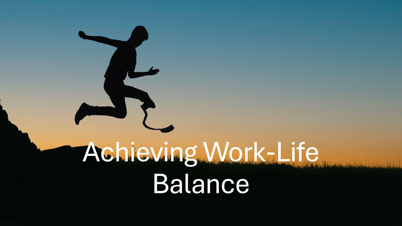 Mastering the Art of Work-Life Balance Mastering the Art of Work-Life Balance