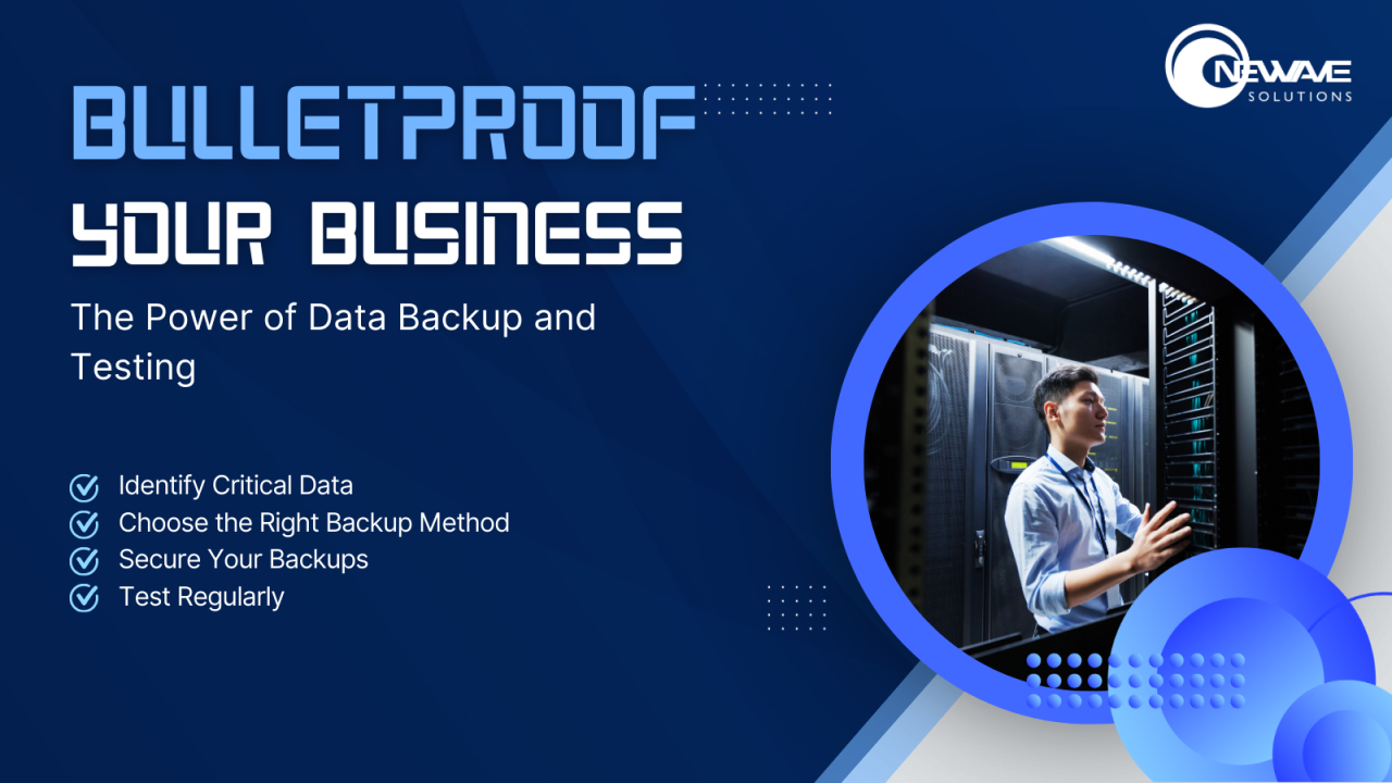 Bulletproof Your Business: The Power of Data Backup and Testing Bulletproof Your Business: The Power of Data Backup and Testing