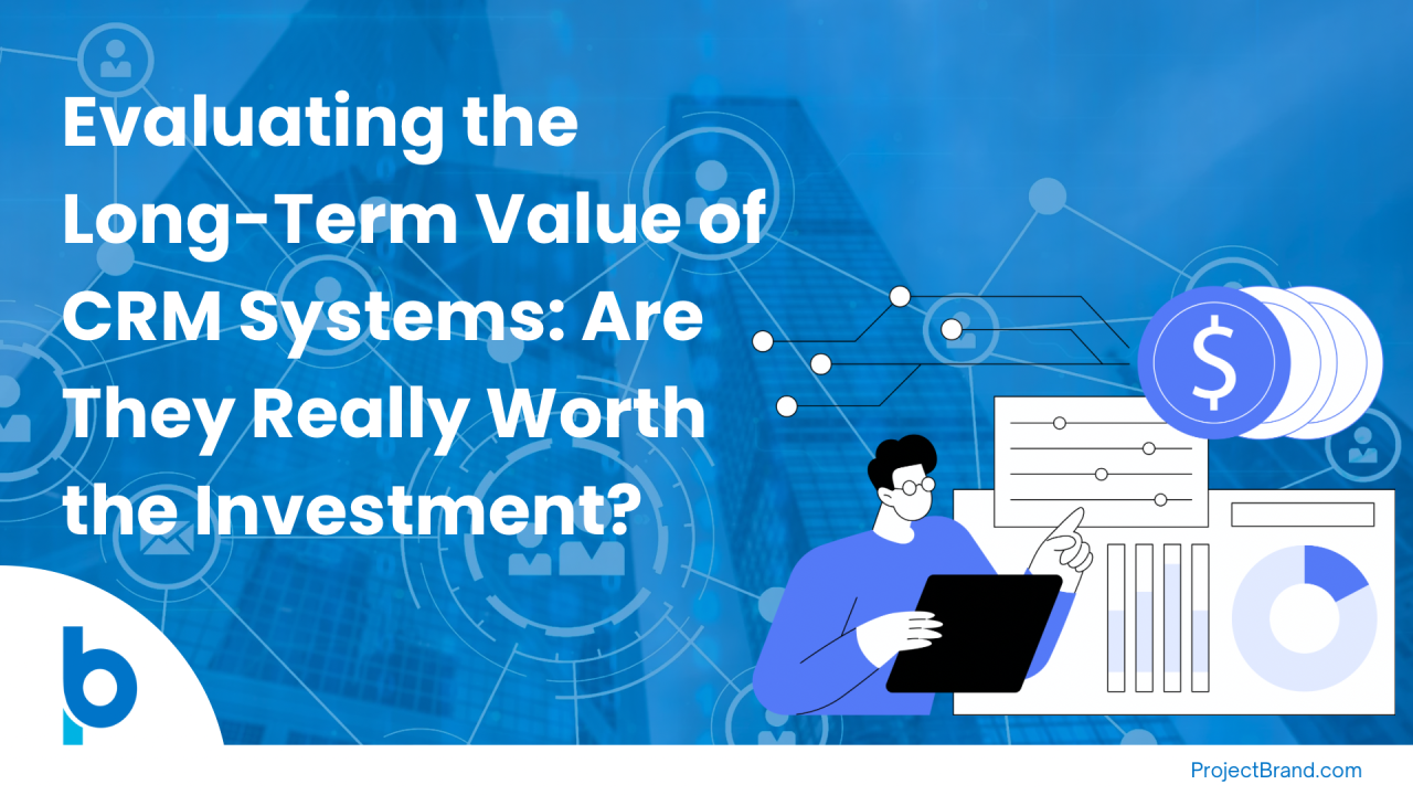 Evaluating the Long-Term Value of CRM Systems: Are They Really Worth ... Evaluating the Long-Term Value of CRM Systems: Are They Really Worth ...