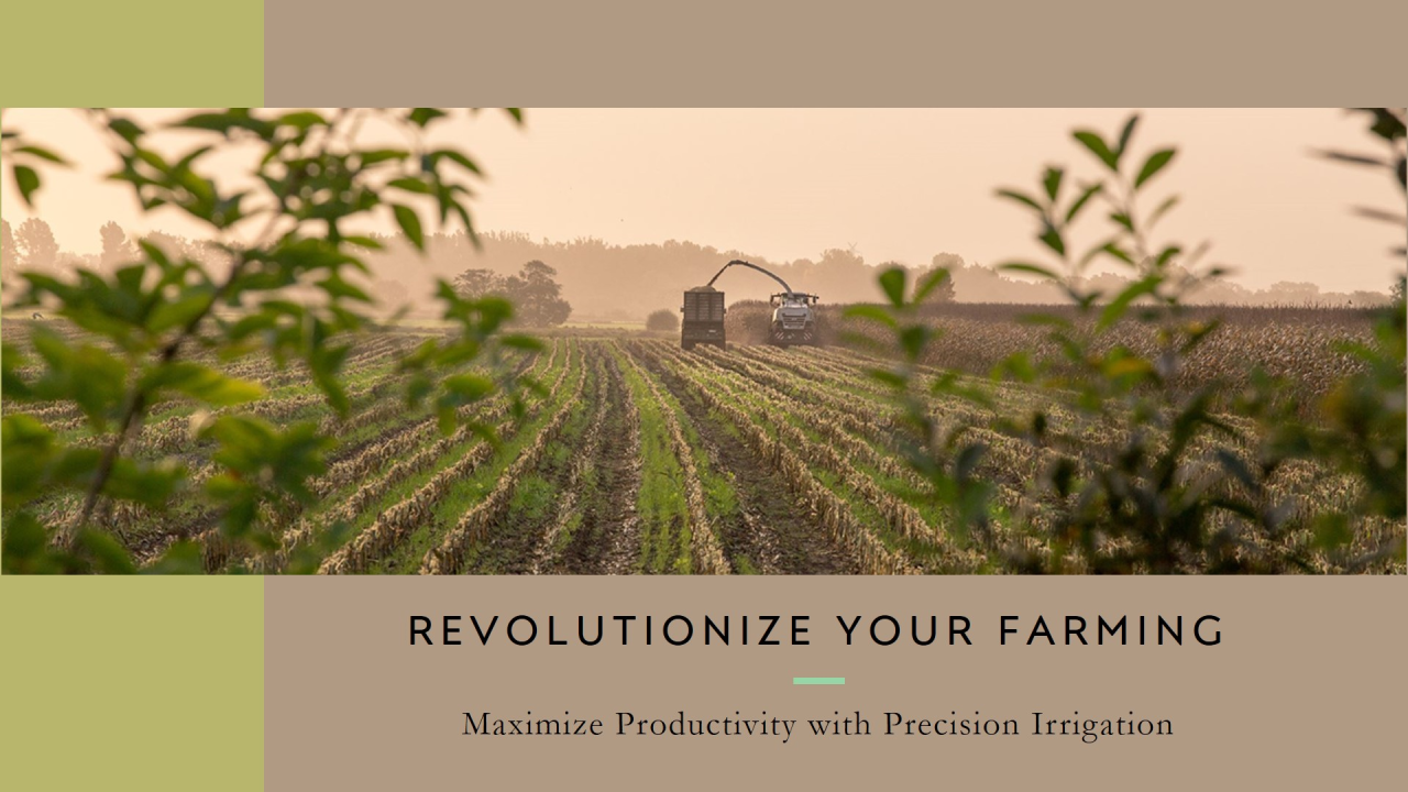 Maximizing Crop Yields: Unleashing the Power of Precision Irrigation Maximizing Crop Yields: Unleashing the Power of Precision Irrigation