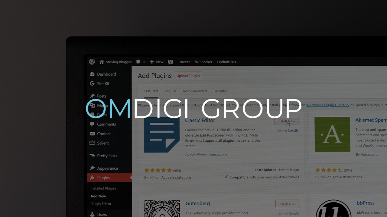 Customising your WordPress website with plugins | OMDIGI Group Customising your WordPress website with plugins | OMDIGI Group