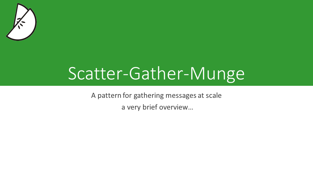 Large Scale Message Processing Large Scale Message Processing