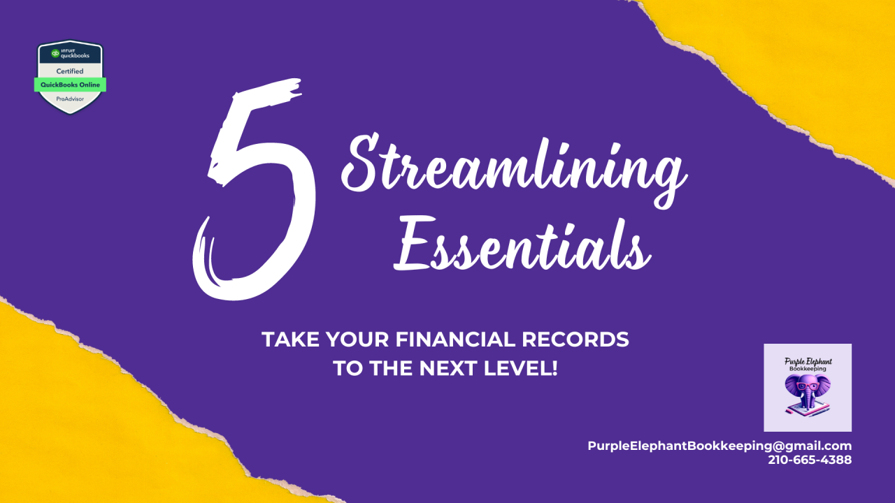 5 Tips for Streamlining Your Business Bookkeeping 5 Tips for Streamlining Your Business Bookkeeping