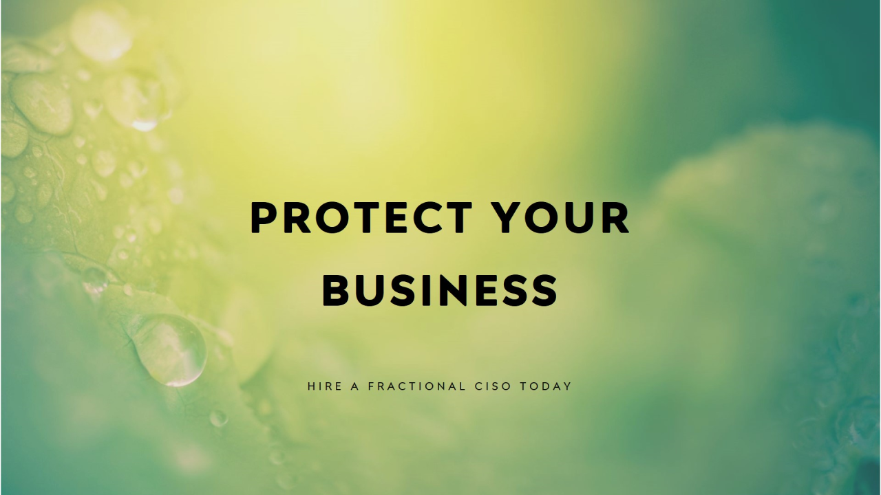 Why SMBs Need a Fractional CISO for Cybersecurity Why SMBs Need a Fractional CISO for Cybersecurity