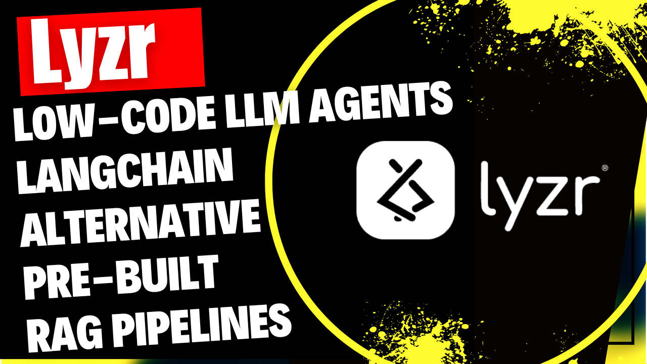 Low code LLM Agents with Pre-build RAG Pipeline - Introducing Lyzr Low code LLM Agents with Pre-build RAG Pipeline - Introducing Lyzr