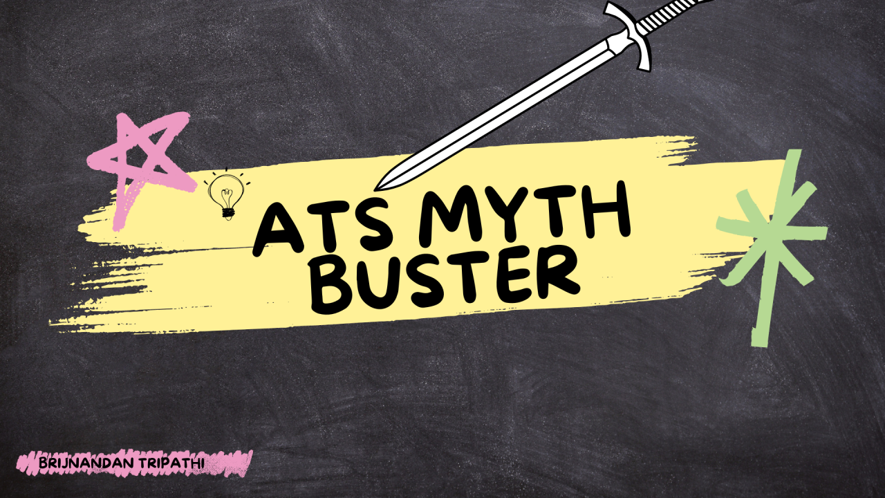 Busting the Myth of Resume ATS Trackers Busting the Myth of Resume ATS Trackers