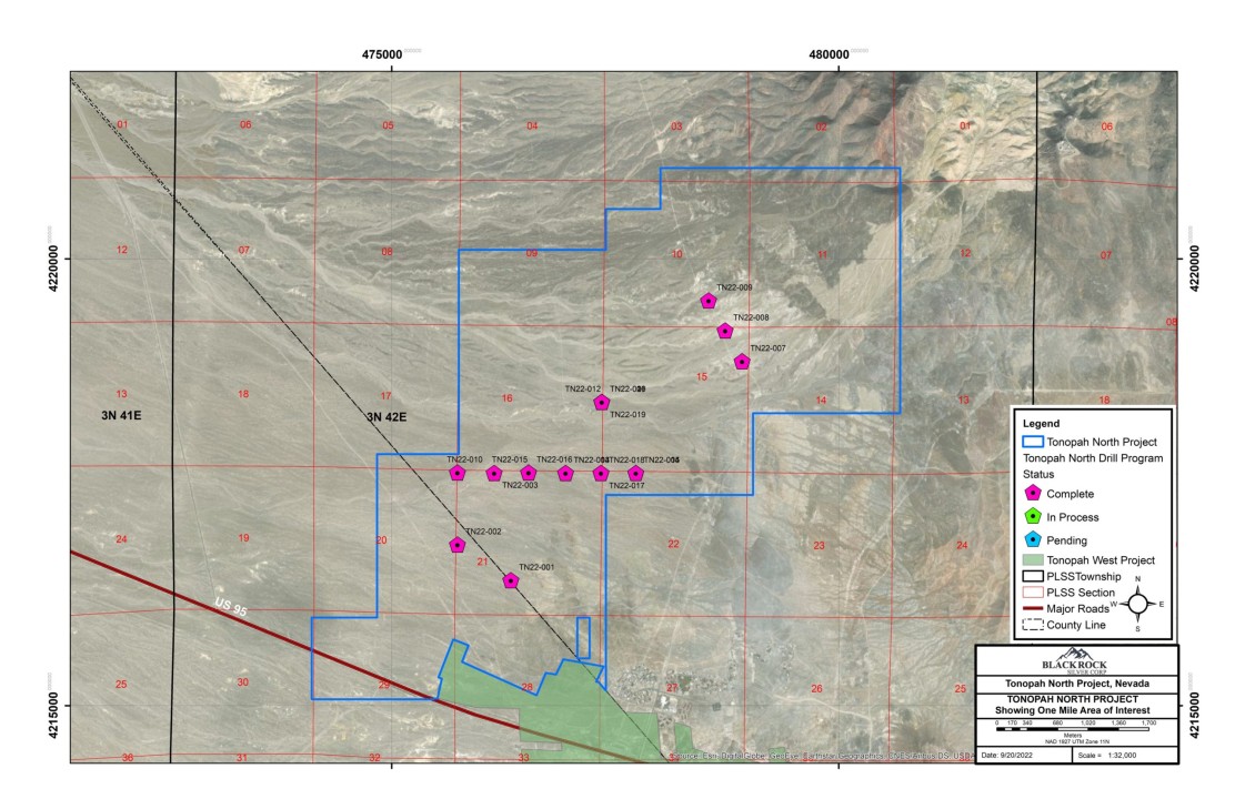 BLACKROCK CONFIRMS NEW LITHIUM DISCOVERY AT TONOPAH NORTH BLACKROCK CONFIRMS NEW LITHIUM DISCOVERY AT TONOPAH NORTH