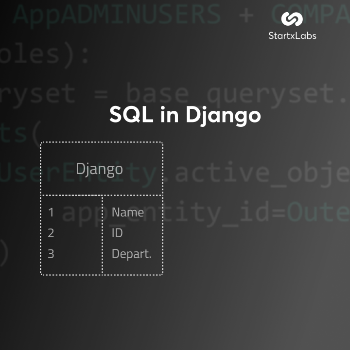 SQL in Django SQL in Django