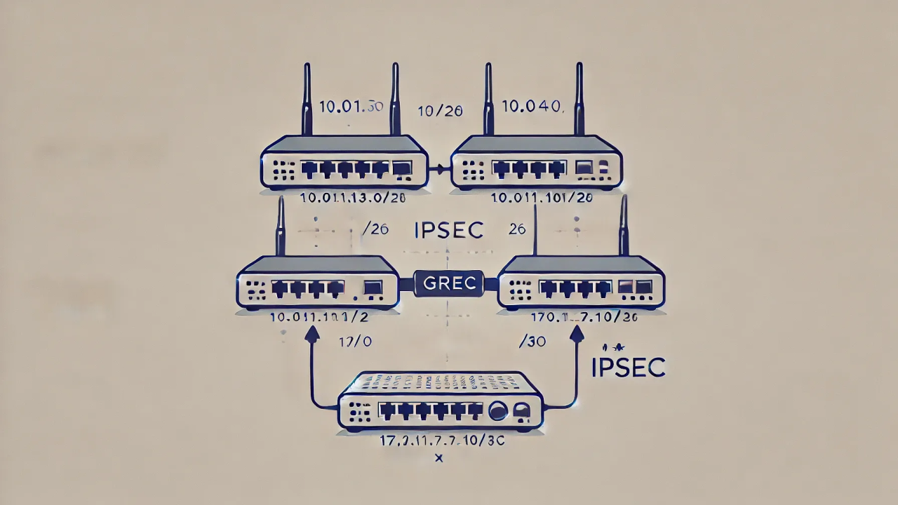 Comprehensive Guide: Configuring GRE over IPSec with BGP Comprehensive Guide: Configuring GRE over IPSec with BGP
